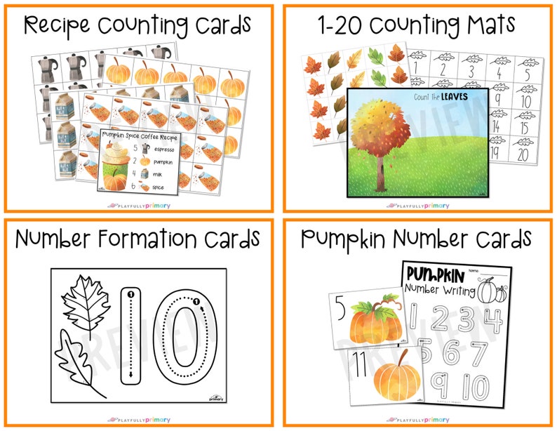 Homeschool Fall Activities Kindergarten Bundle, Fall Kindergarten ...
