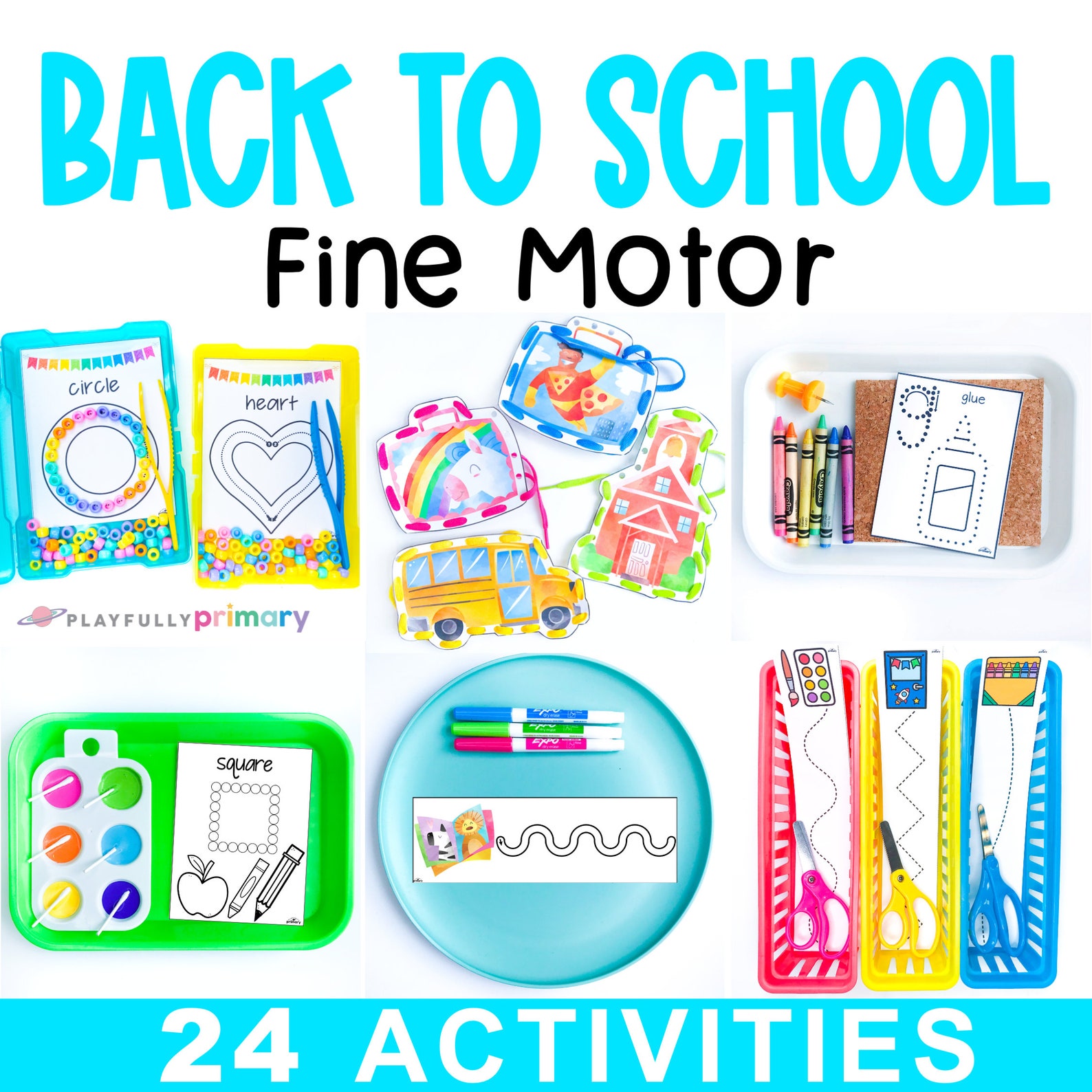 Fine Motor Skills Activities Bundle – Printable Worksheets for ...