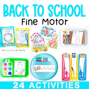 Fine Motor Activities Bundle | Preschool & Pre-k Fine Motor Skills ...