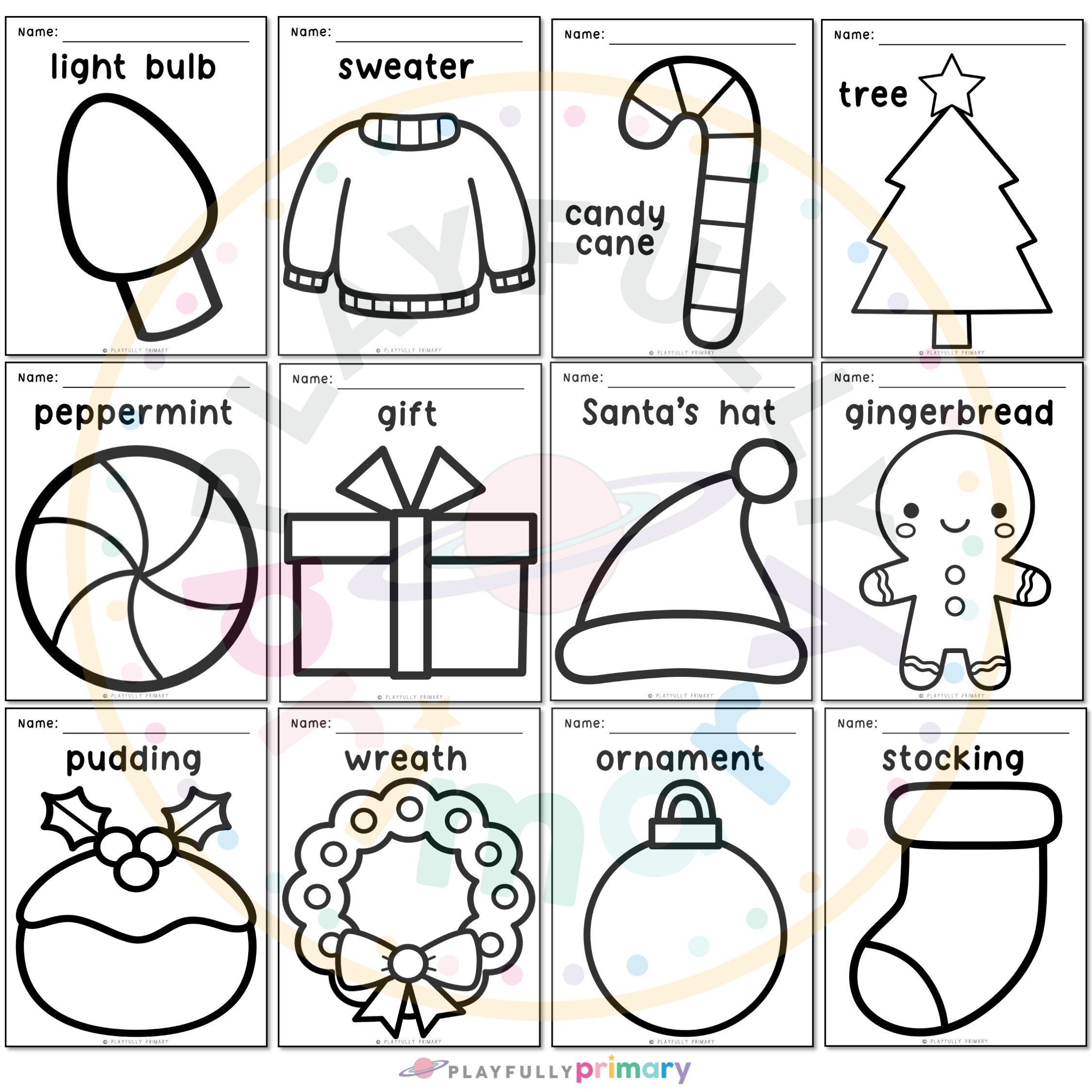 Christmas Crafts for Kids Classroom Printable, Kindergarten Preschool ...