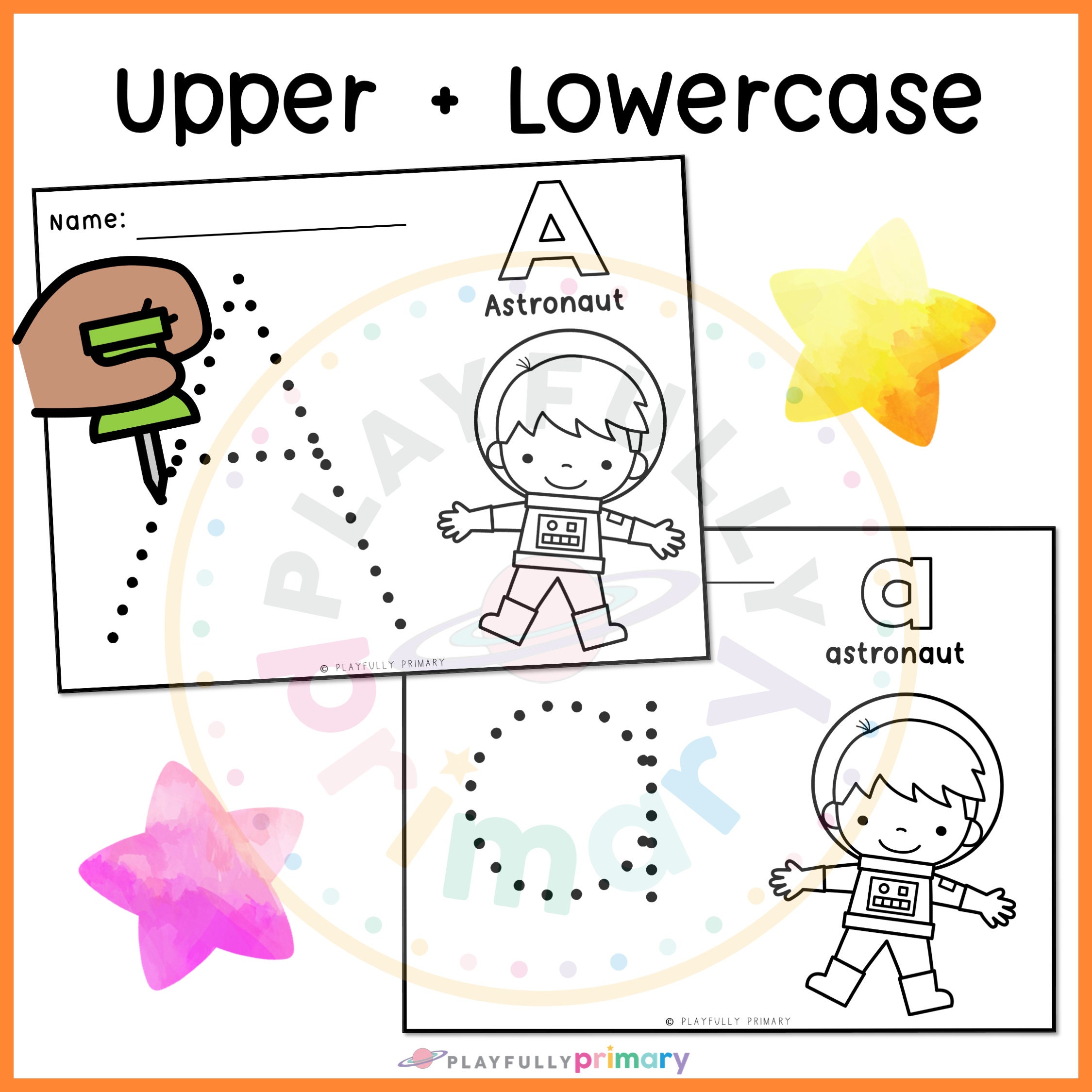 Alphabet Pin Poke Activity - Push Pin Art Printable - Montessori Pin ...