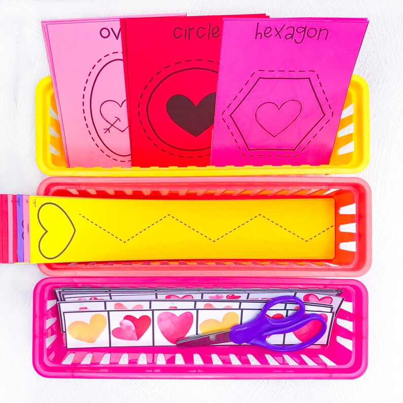 Valentine’s Day Fine Motor Activities | Preschool Scissor Skills ...