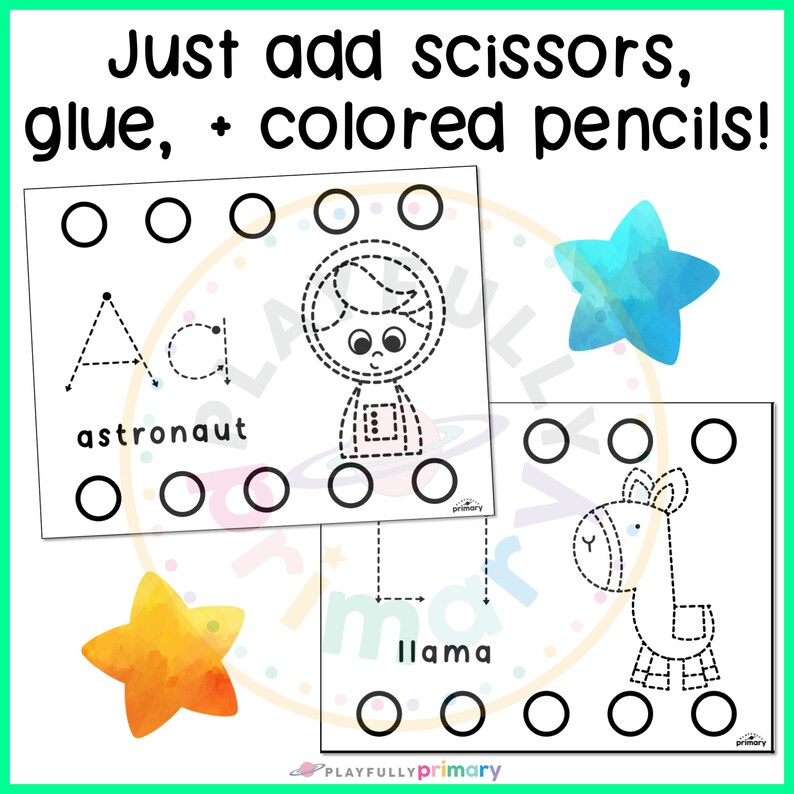 Alphabet Hole Punch Activities Fine Motor Practice| Letter Recognition ...