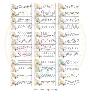 Ice Cream Activities, Prewriting Fine Motor Tracing Worksheet Preschool ...