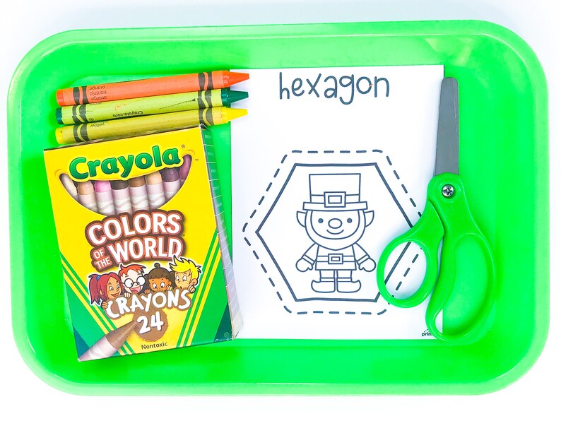 St Patrick's Day Fine Motor Activities | Preschool Scissor Skills ...