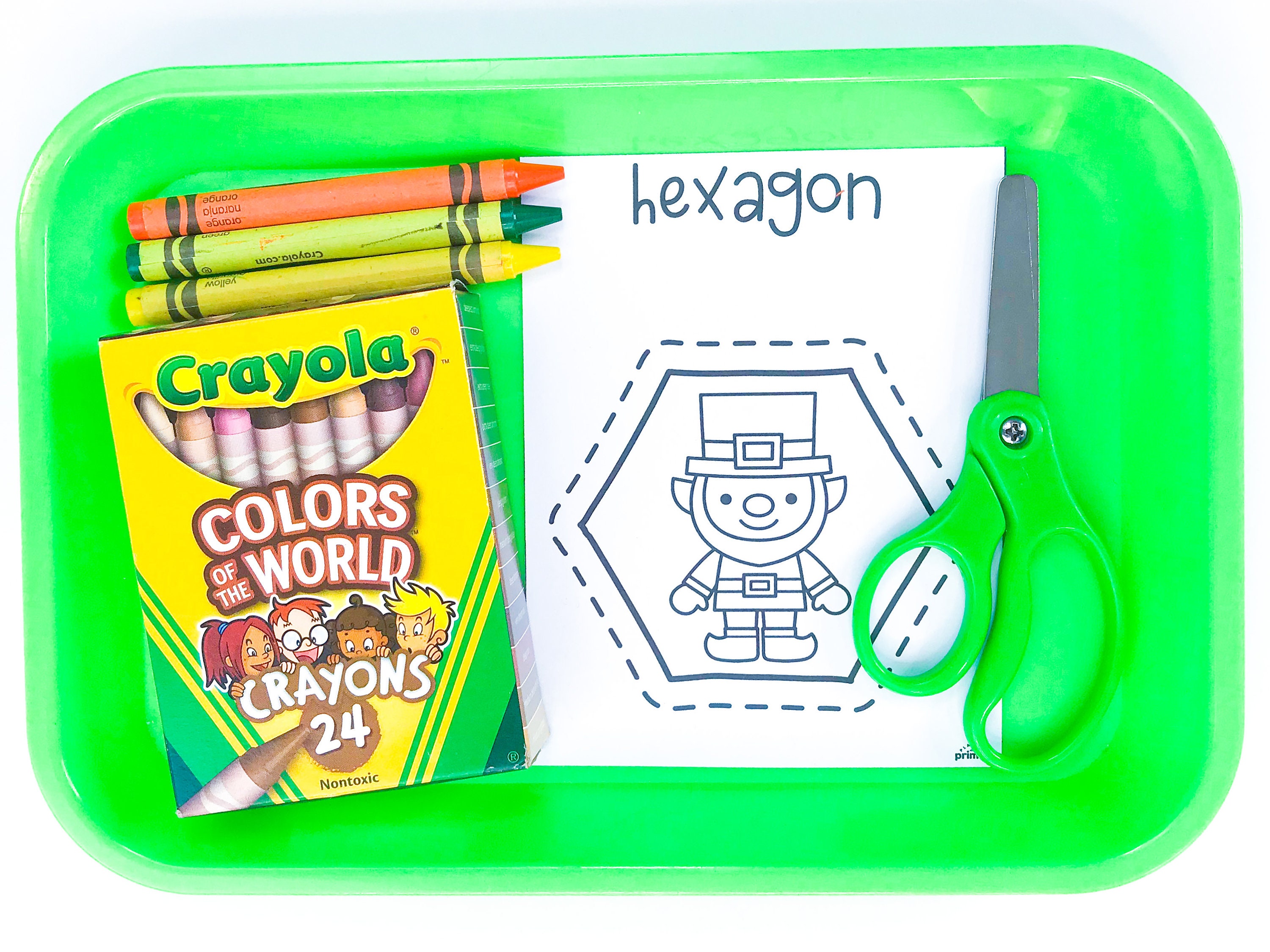 St Patrick's Day Fine Motor Activities | Preschool Scissor Skills ...