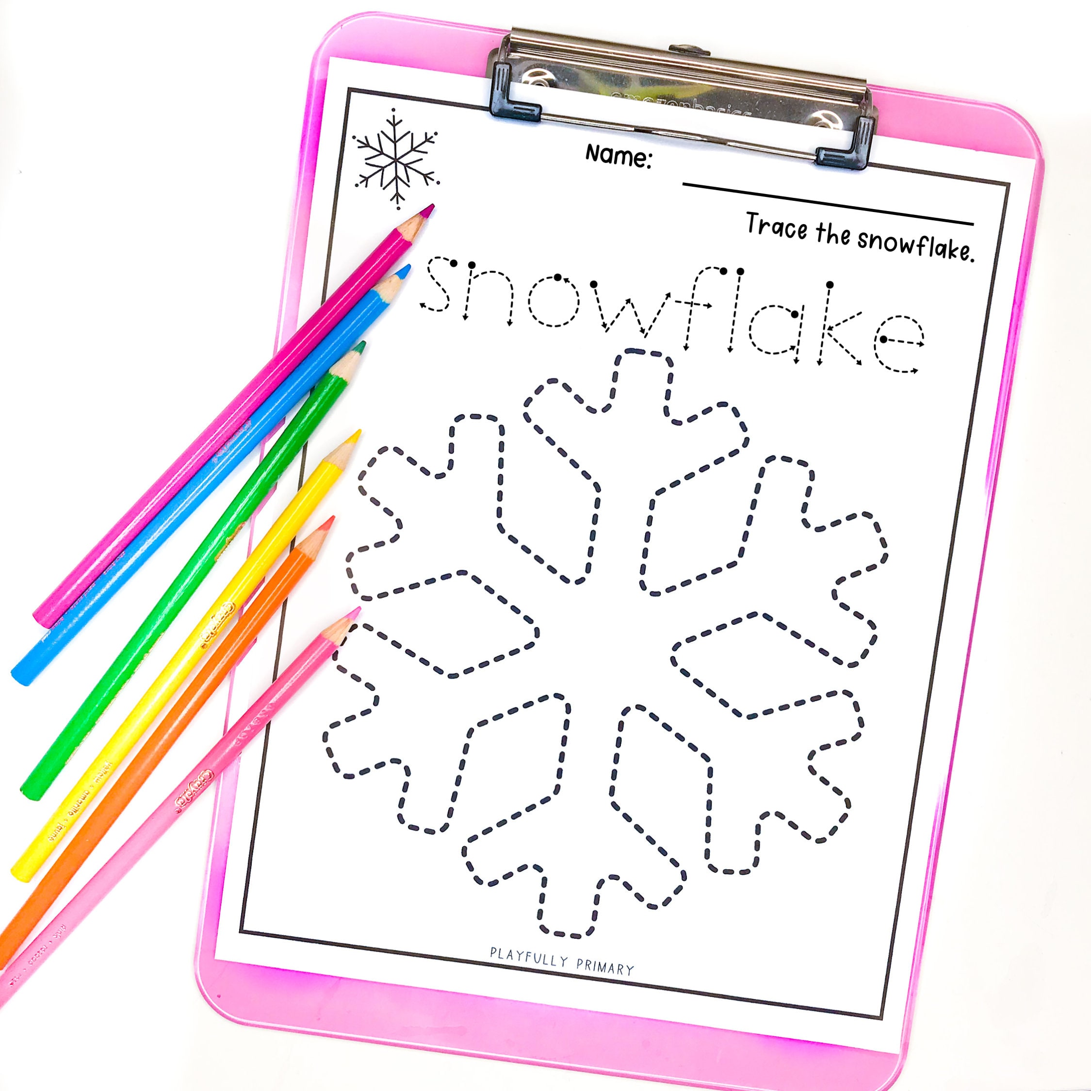 Snowflake Activity Sheets for Kids, Snowflake Unit Study Homeschool ...
