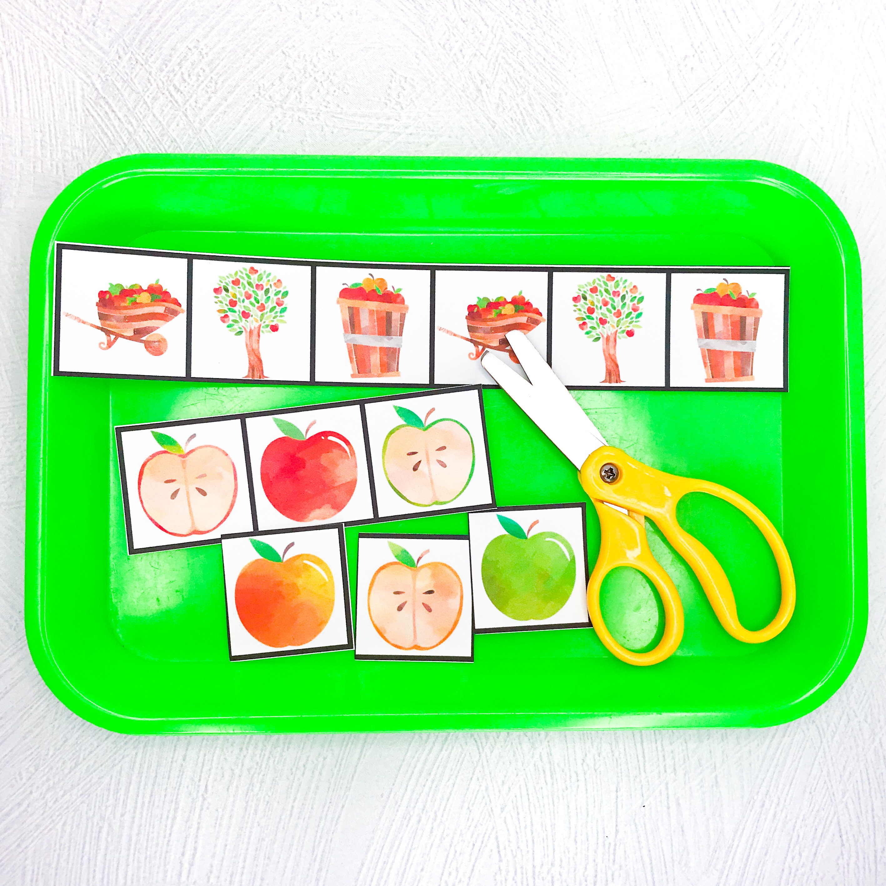 Fall Fine Motor Activities Printable | Preschool Scissor Skills ...