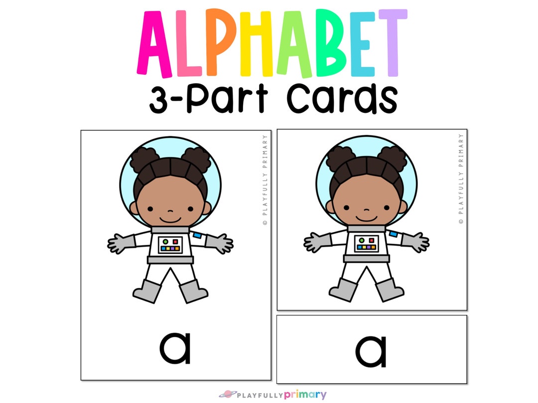 Alphabet Flashcards Printable, Letter Sound Recognition Montessori 3 ...