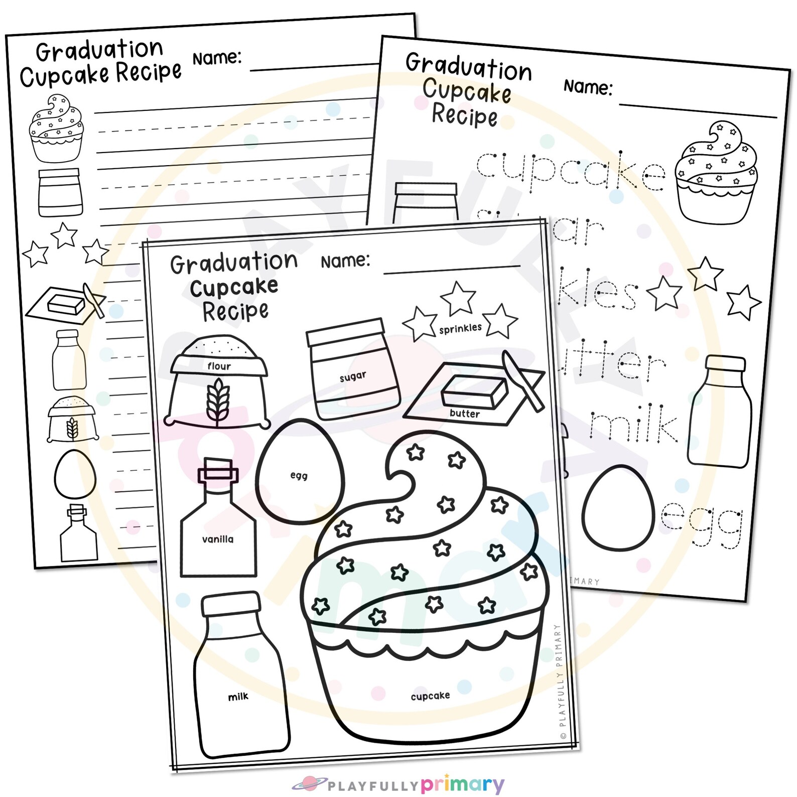 Graduation Coloring Sheet, Kindergarten Graduation Coloring Page, End ...