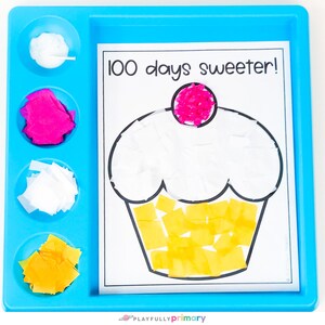 100th Day of School Craft Printable, 100 Days of School Activities for ...
