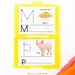 Alphabet Flashcards Printable With Real Pictures, Alphabet Tracing ...