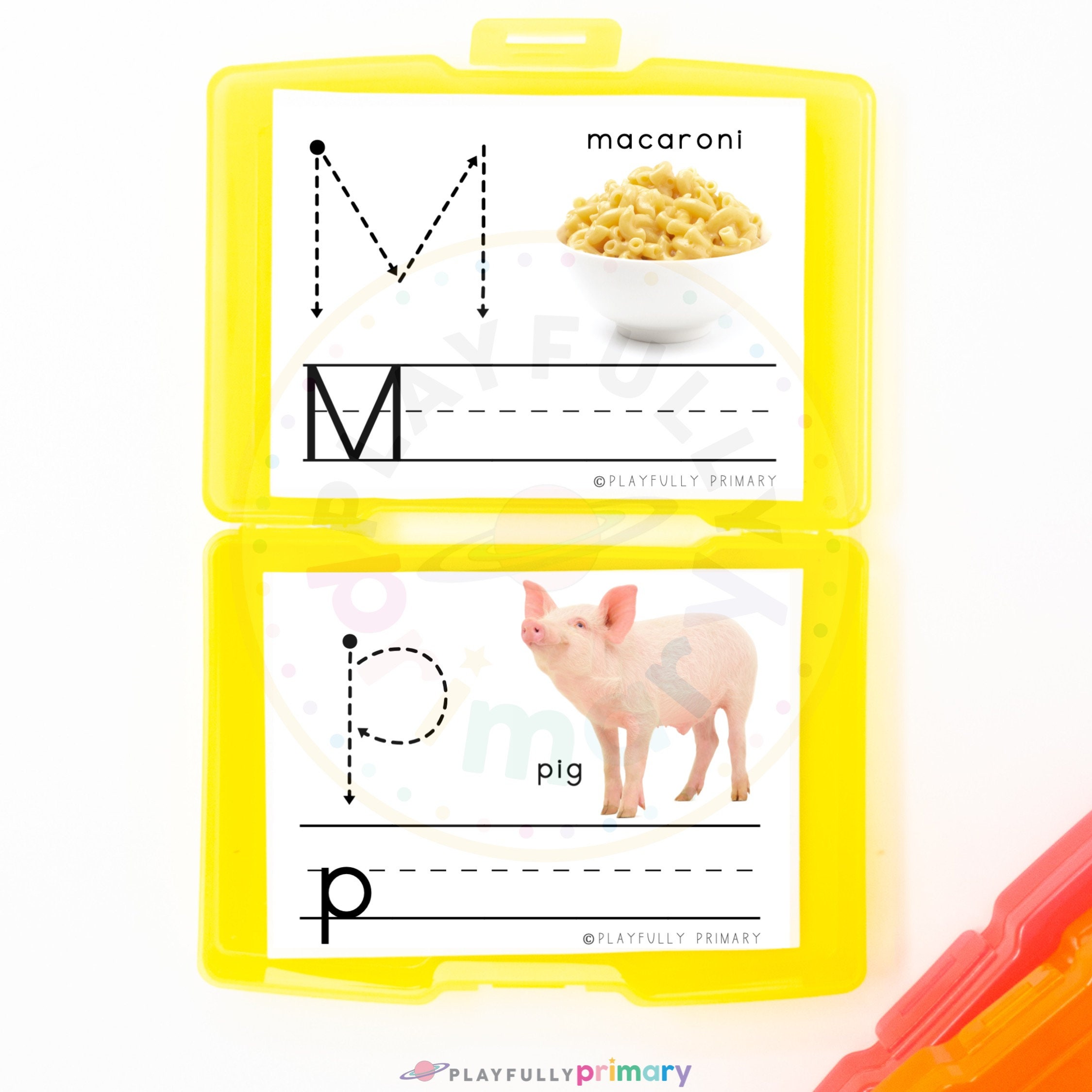 Alphabet Flashcards Printable With Real Pictures, Alphabet Tracing ...