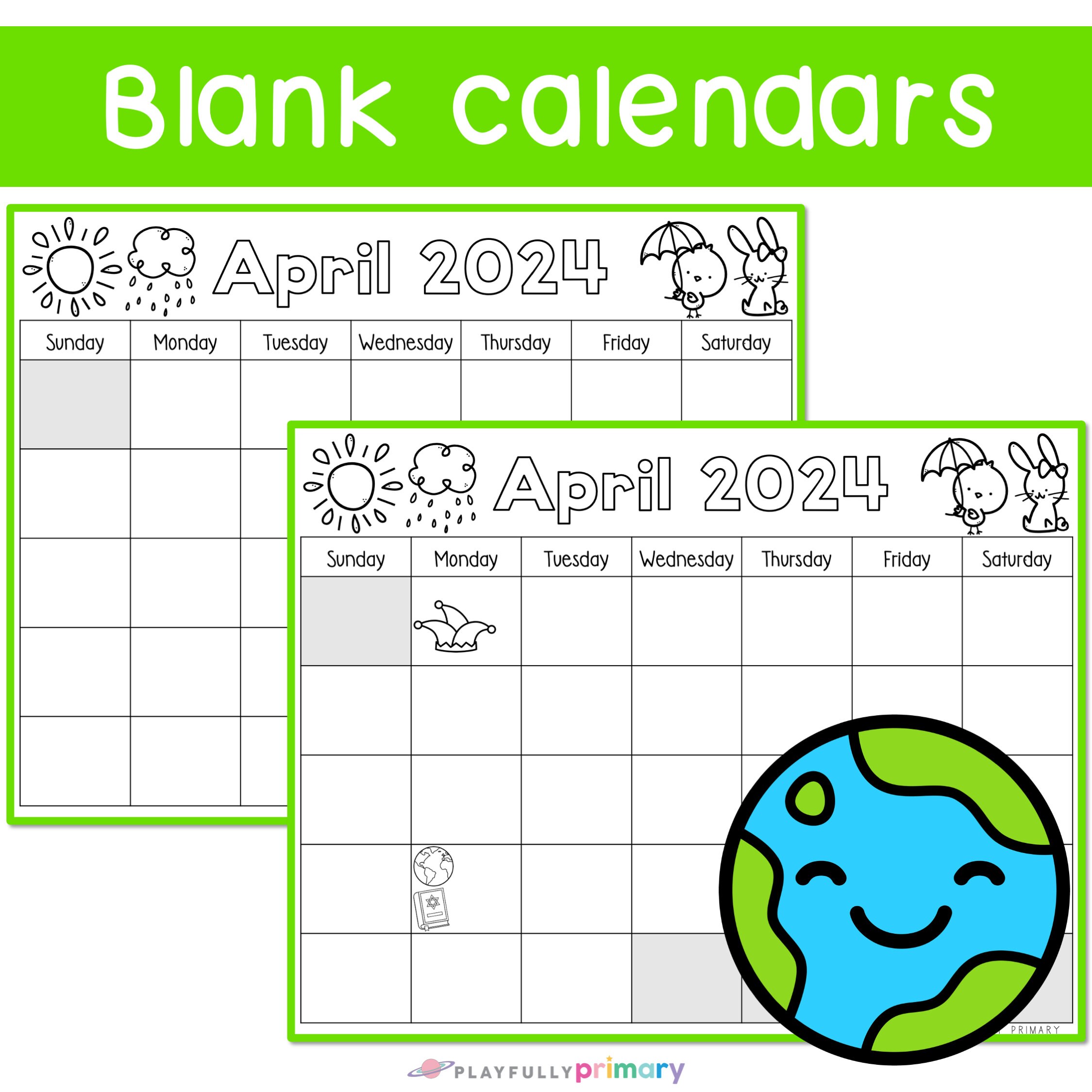 April Calendar 2024 Printable Calendar Tracing Worksheets, Calendar ...