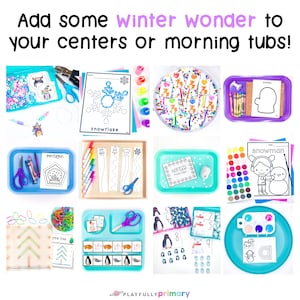 Fine Motor Winter Unit Study Preschool Printables, January Montessori ...