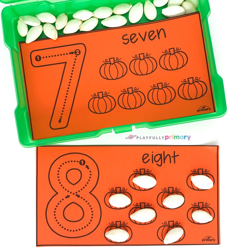Pumpkin Dot Marker Printables Numbers 1-10 Pumpkin Mini - Etsy