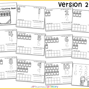 Crayon Counting to 10 Mini Book - Back to School Coloring Pages for ...