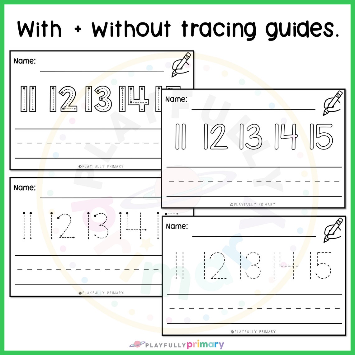 Teen Numbers Worksheets, Kindergarten + Montessori Teens Board ...