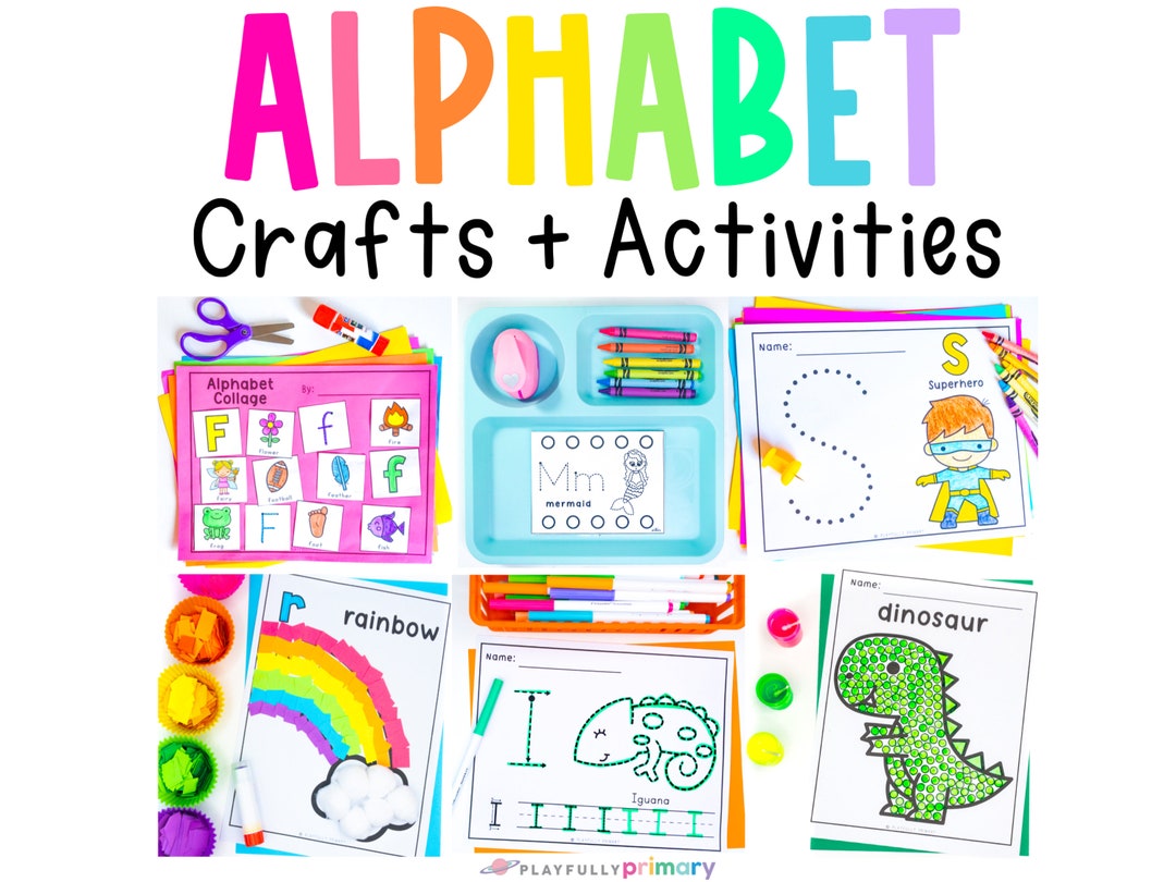 Preschool Letter of the Week Craft Template Printable, Alphabet Craft ...