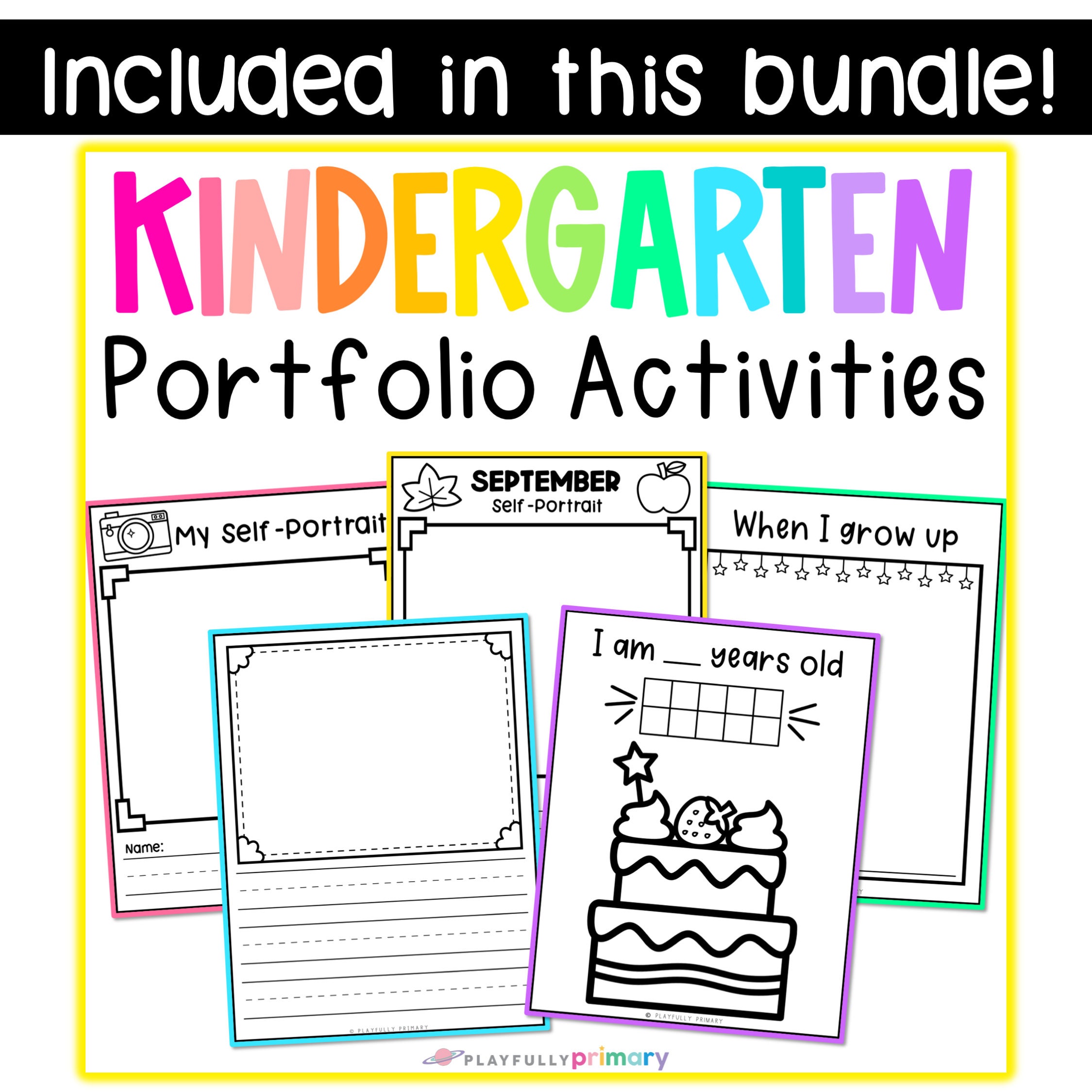 Printable Journal Pages for Kindergarten + First Grade Writing Journals ...