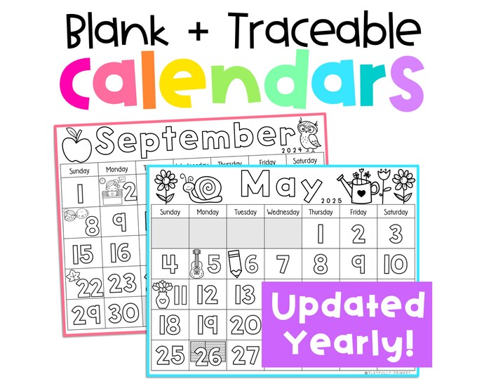 Kids Calendar Printable, Perpetual Calendar, Circle Time, Morning Time ...