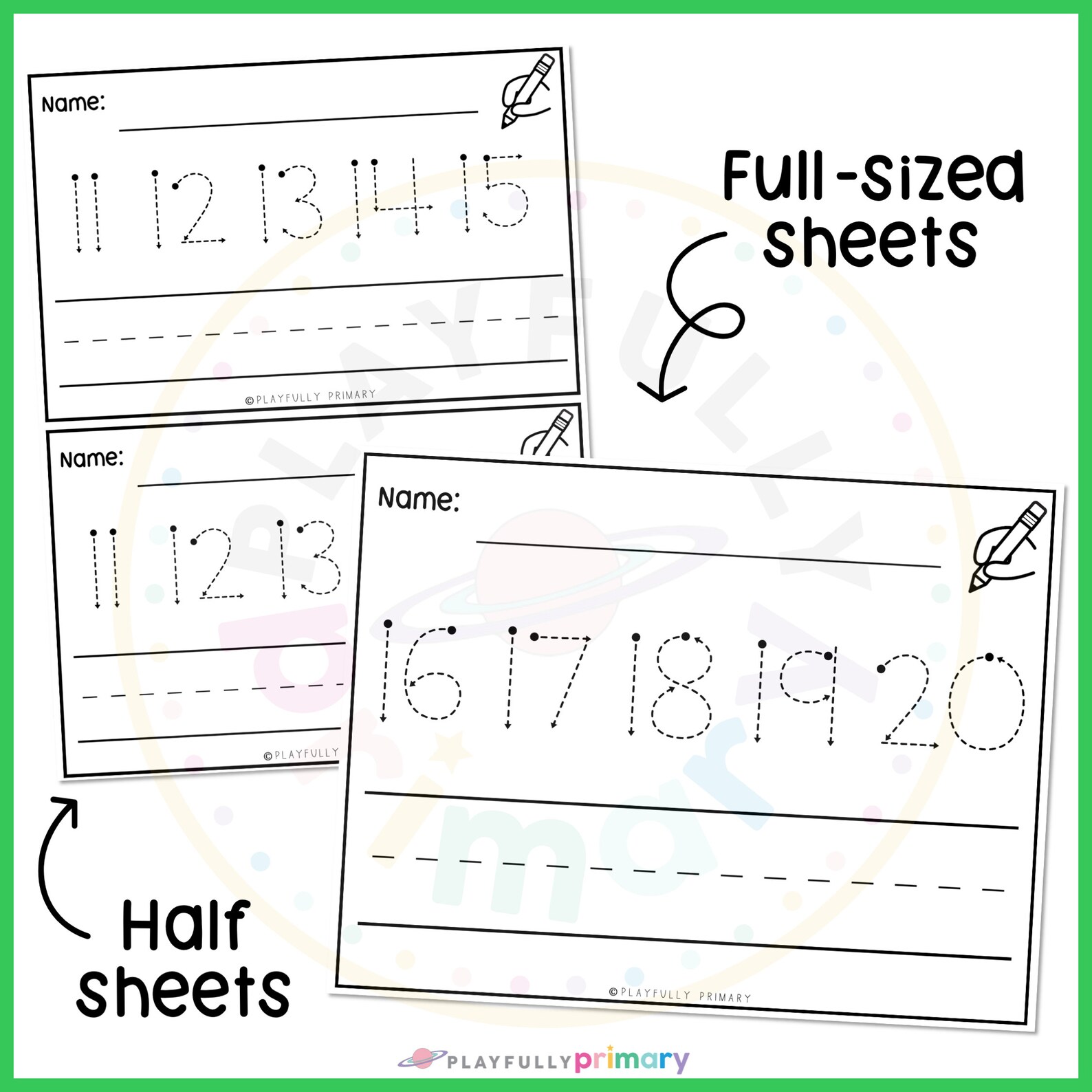 Teen Numbers Worksheets, Kindergarten + Montessori Teens Board ...