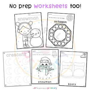 Fine Motor Winter Unit Study Preschool Printables, January Montessori ...