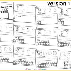 Crayon Counting to 10 Mini Book - Back to School Coloring Pages for ...