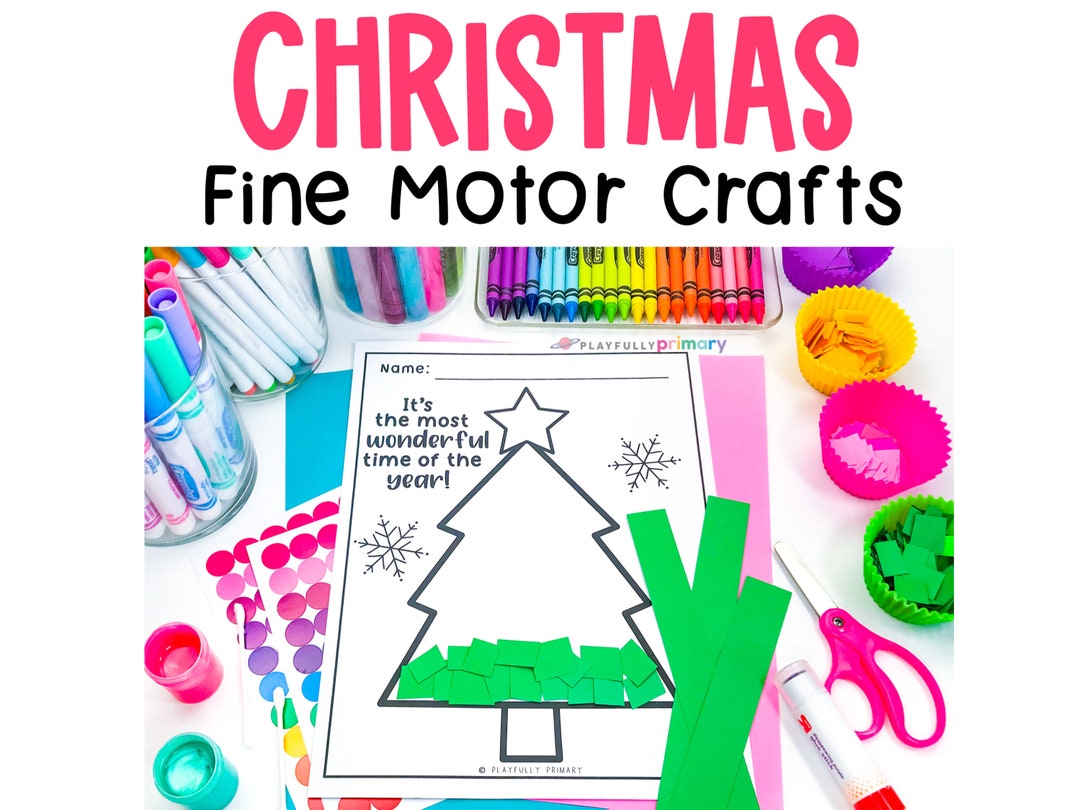 Christmas Crafts for Kids Classroom Printable, Kindergarten Preschool ...