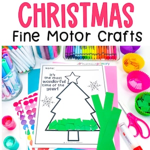 Christmas Crafts for Kids Classroom Printable, Kindergarten Preschool ...