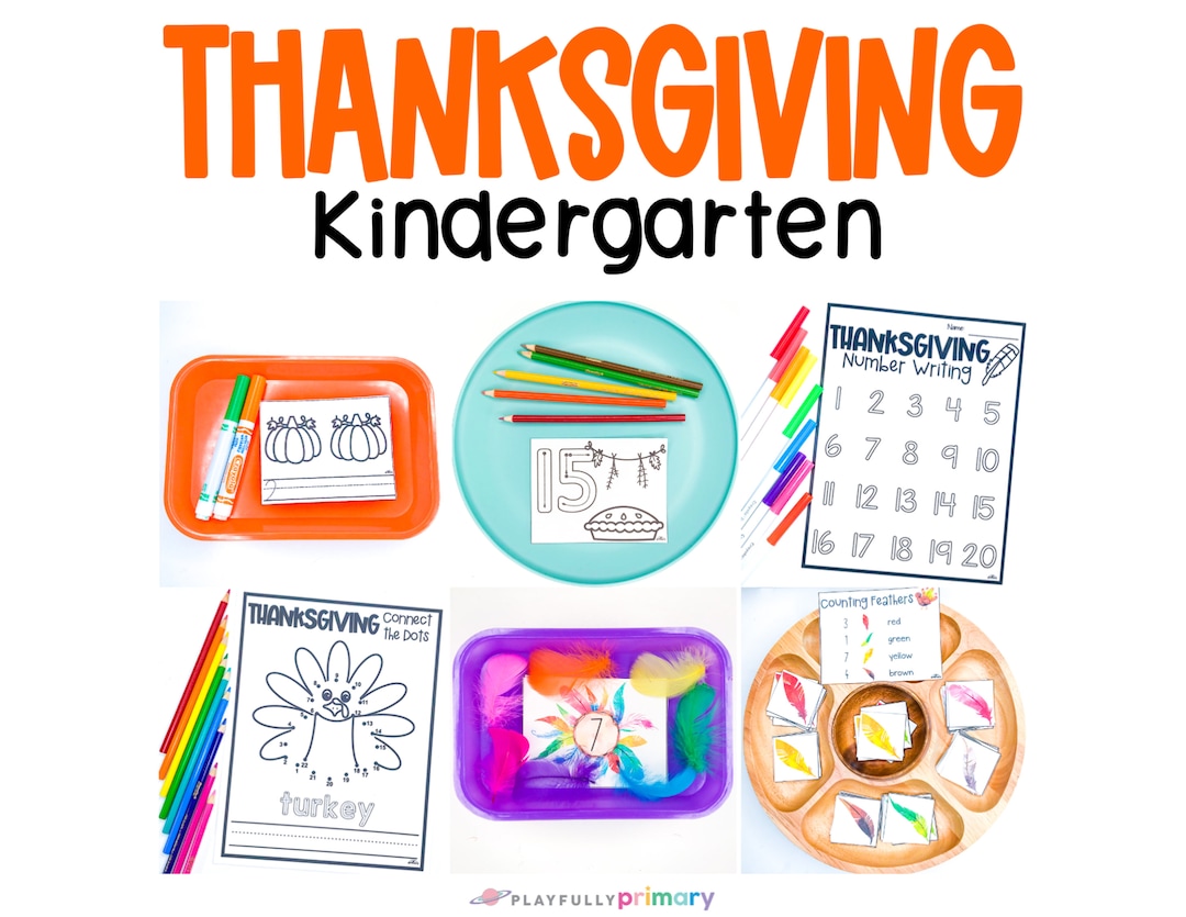 Thanksgiving Homeschool Unit Printables, Thanksgiving Kindergarten ...