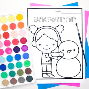 Fine Motor Winter Unit Study Preschool Printables, January Montessori ...