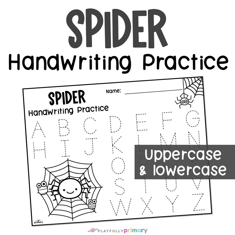 Halloween Handwriting Worksheet, Halloween Worksheets for Kindergarten ...