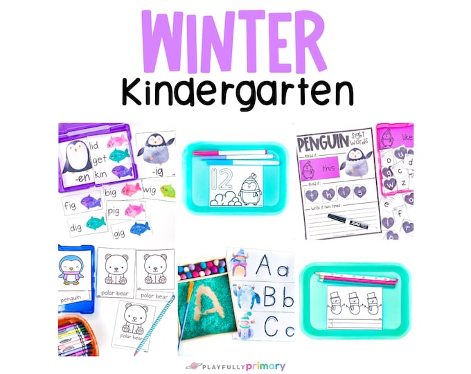 Snow Unit Study & Snowflakes Printable Bundle Winter Homeschool ...