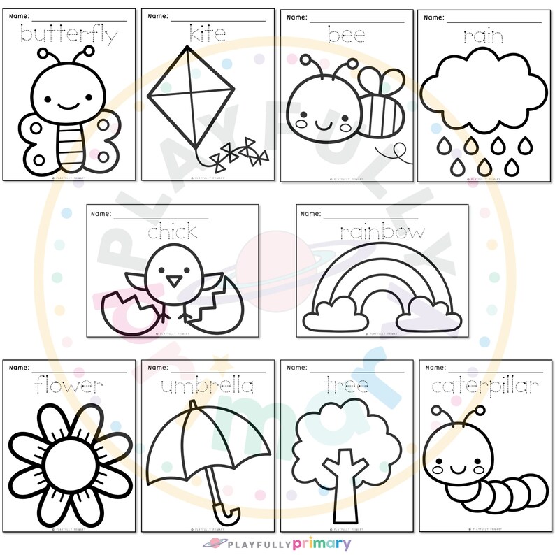 Spring Fine Motor Craft Spring Preschool Activities Spring Q-tip ...