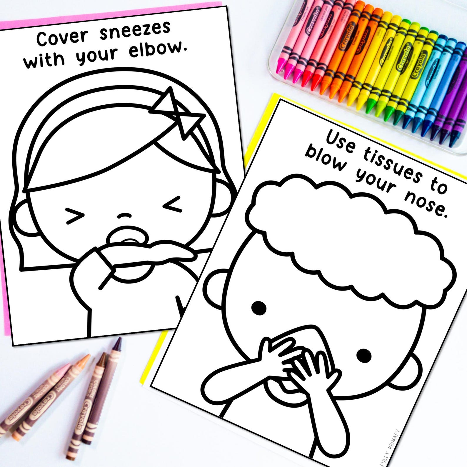Germs Crafts for Kids Printable | Preschool Craft Templates for ...