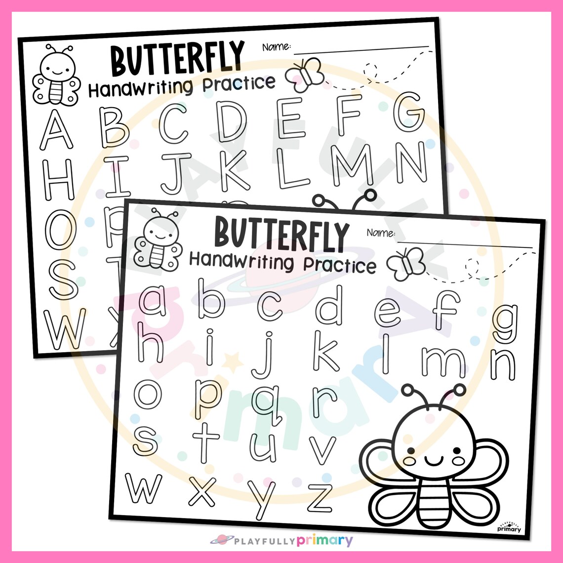 Butterfly Letter Formation Printable - Butterfly Unit Study Activity ...