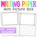 Kindergarten Portfolio Template Printables, Journal Writing Paper ...