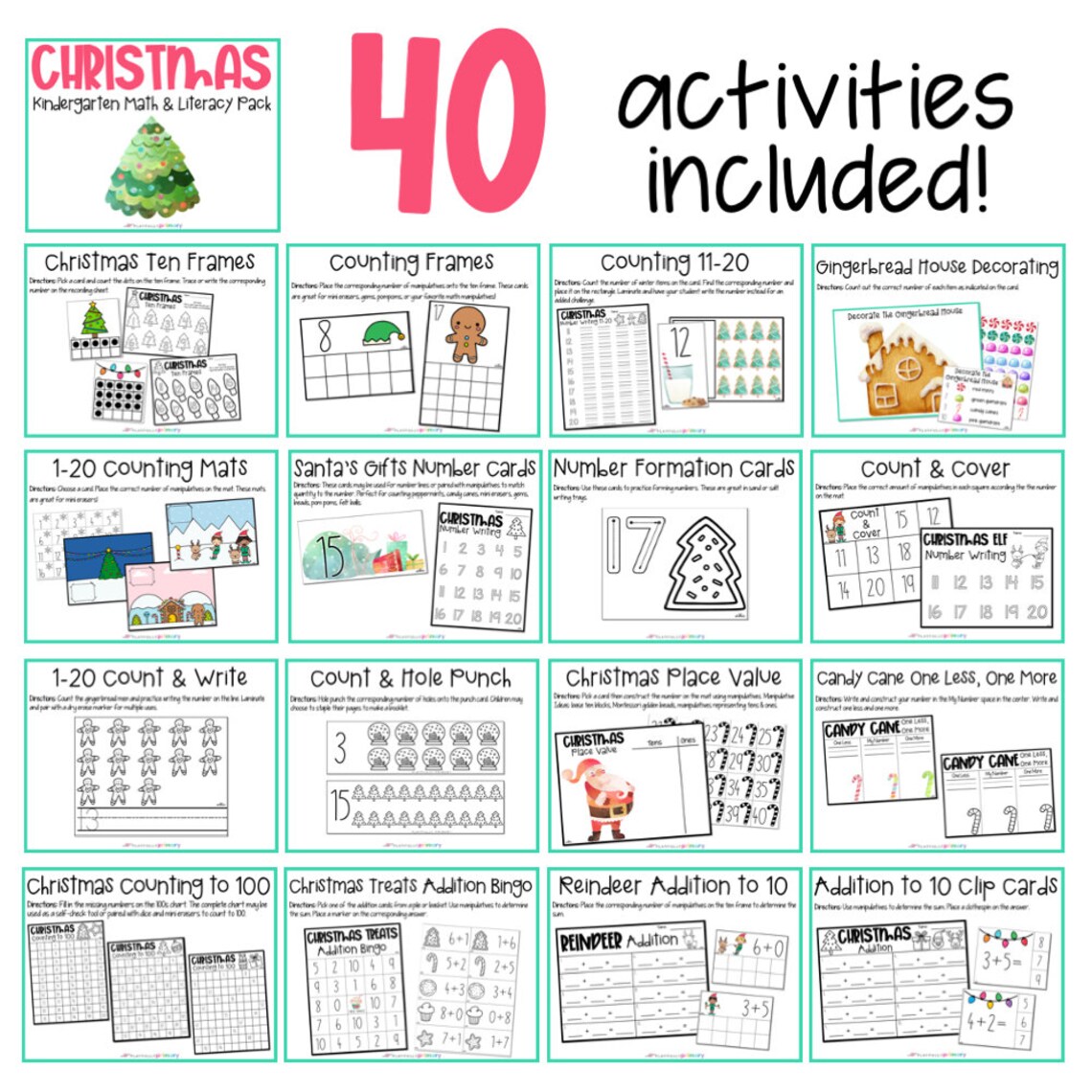 Homeschool Christmas Unit Study Activities for Kindergarten, December ...