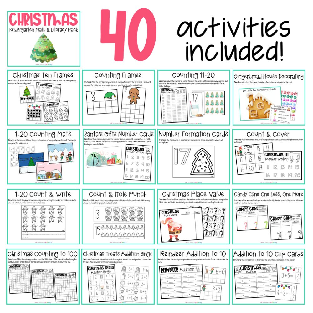 Homeschool Christmas Unit Study Activities for Kindergarten, December ...