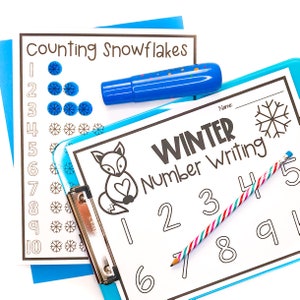 Winter Preschool Activities Pack Printable, Winter Homeschool ...