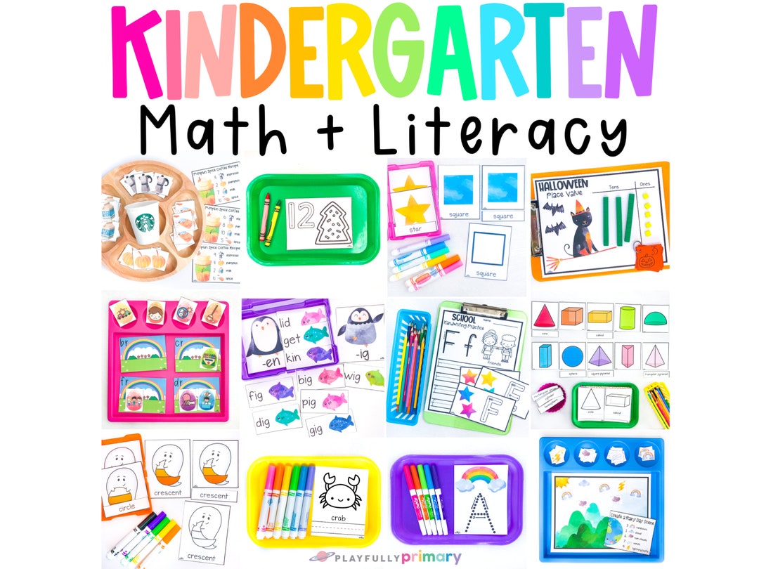Kindergarten Curriculum Homeschool Printables, Kindergarten Math ...