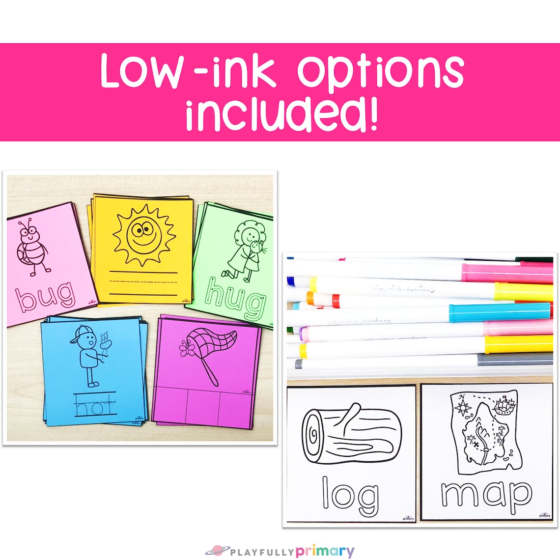 CVC Flashcards Printable, CVC Word Building Phonics Picture Cards ...