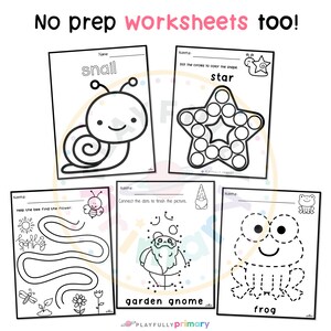 Spring Crafts for Preschool and Kindergarten | Printable Fine Motor ...