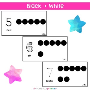 Counting Printable Counting Mats Preschool Mini Eraser Task Cards ...