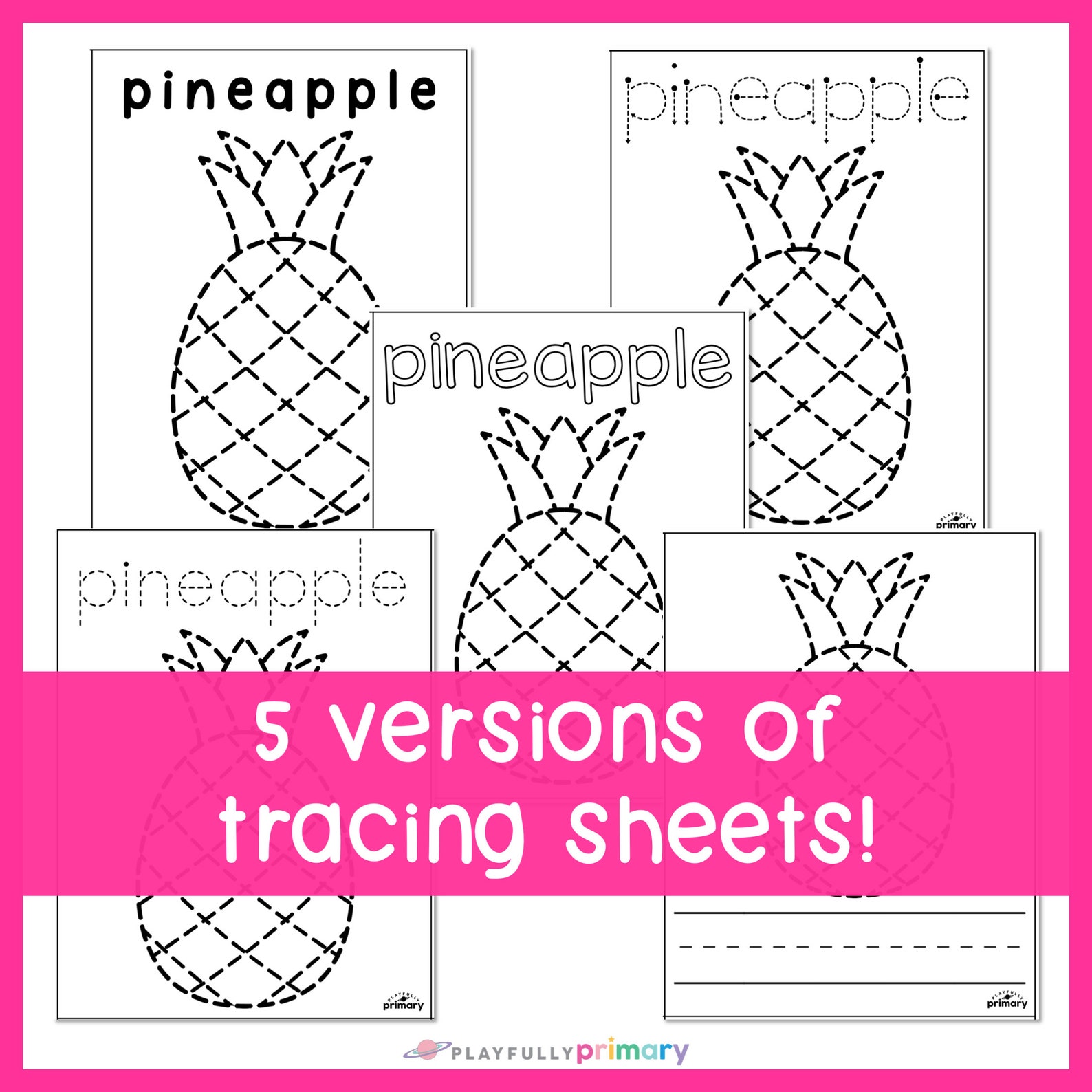 Summer Activities for Kids Printable, Summer Tracing Worksheets for ...