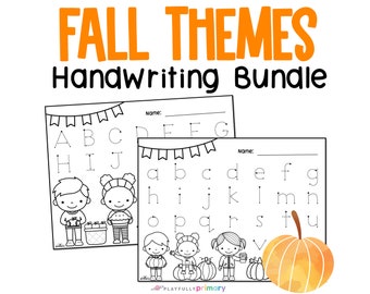 Fall Work Sheets - Etsy Canada