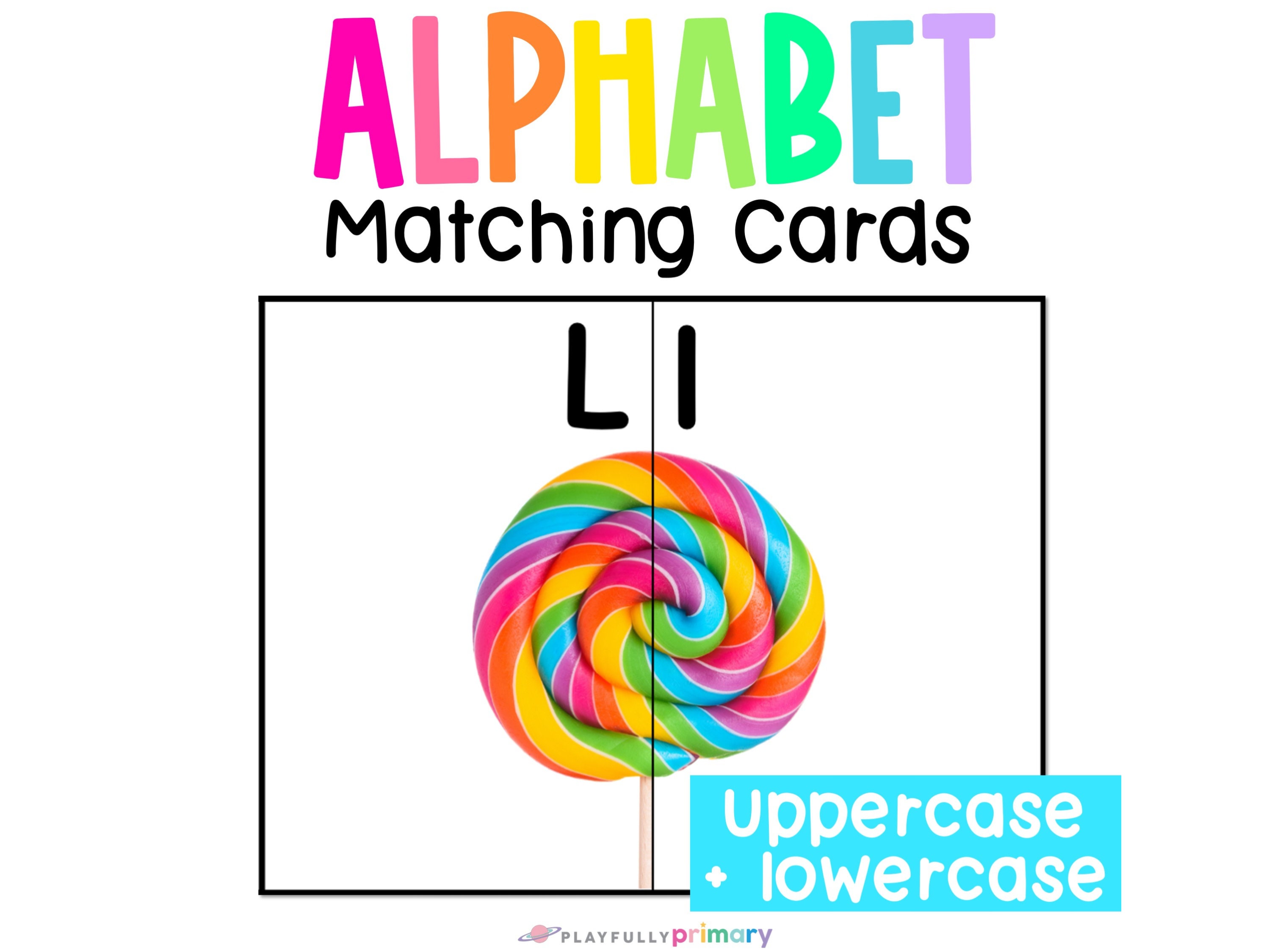 Alphabet Matching Cards, Beginning Sounds Match, Letter Matching ...