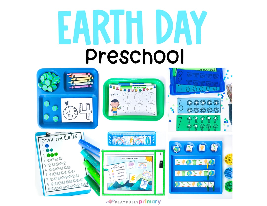 Earth Day Preschool Curriculum Unit Theme Activities, Earth Day ...