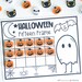 Halloween Mini Eraser Math Worksheets for Kindergarten Prek Preschool ...